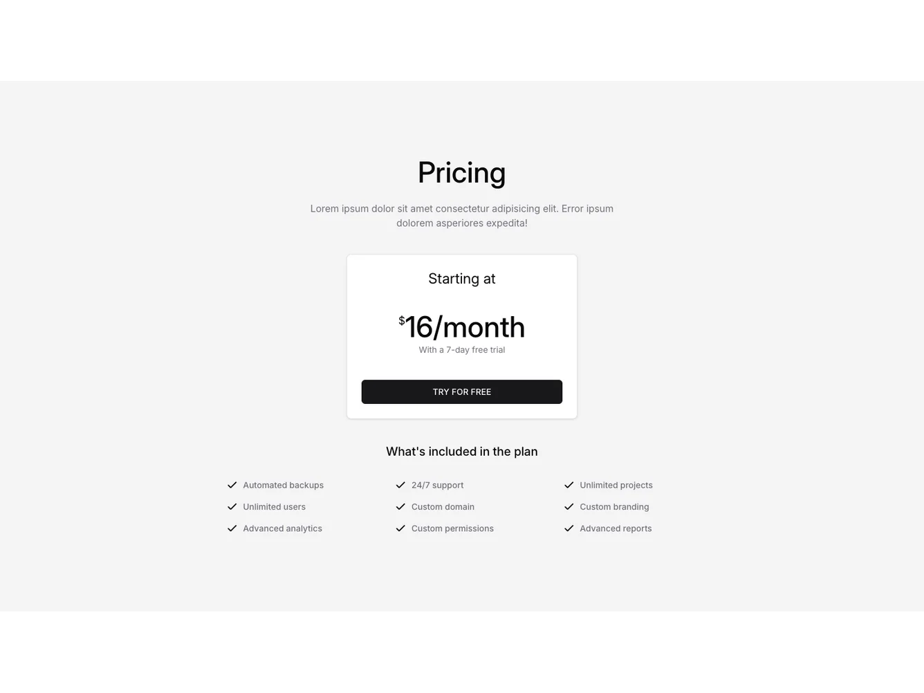 Pricing 8 - Shadcn Pricing Block - Shadcnblocks.com